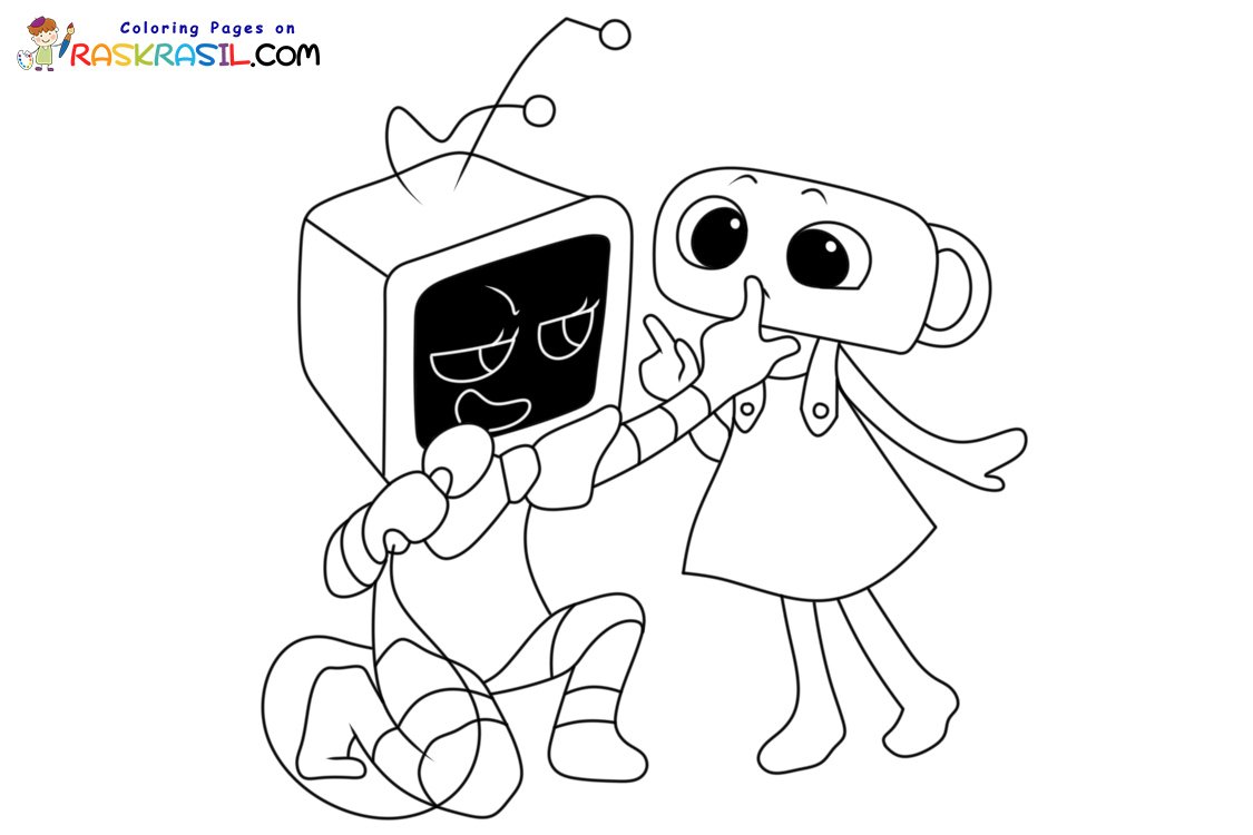 Disegni di Dandy's World da Colorare