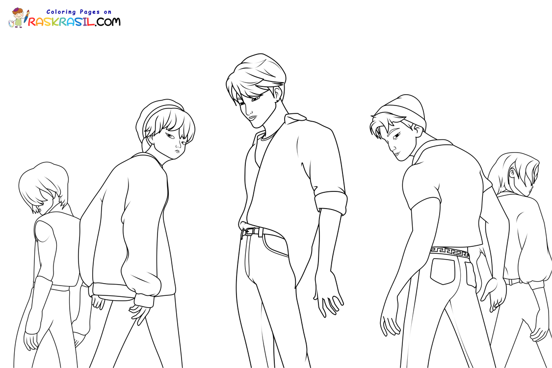 KPop Demon Hunters Coloring Pages | Free Printables