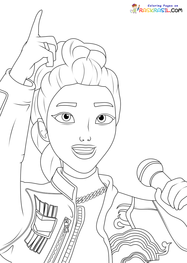 Disegni Di KPop Demon Hunters Da Colorare Disegni Di KPop Demon Hunters Da Colorare