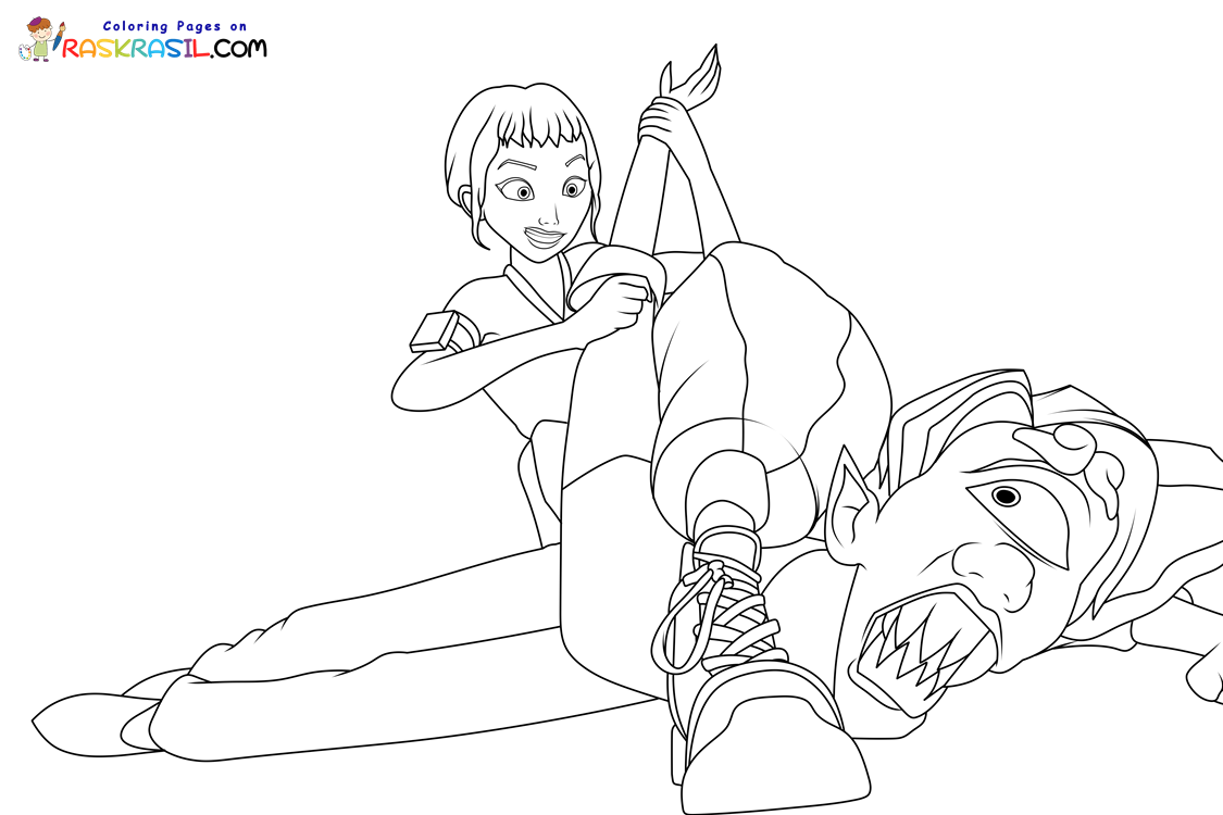 Disegni di KPop Demon Hunters da Colorare