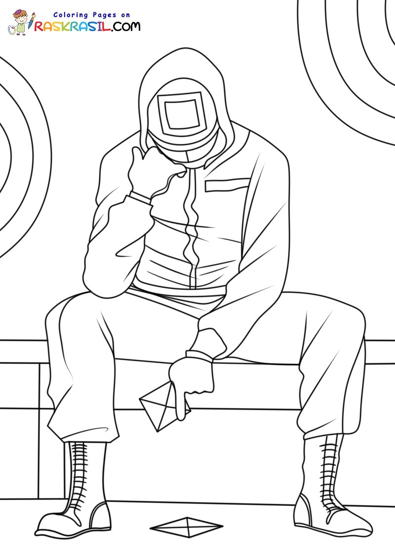 Squid Game 3 Coloring Pages | Free Printables