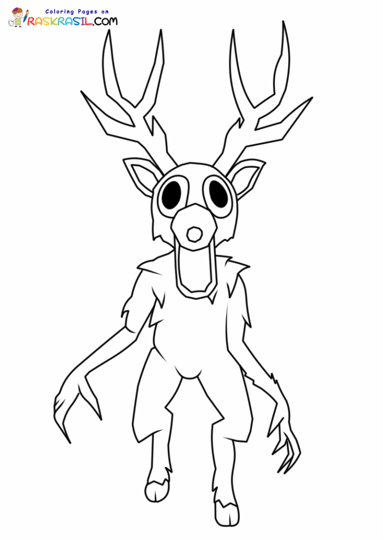 Dibujos de 99 Noches en el Bosque para Colorear