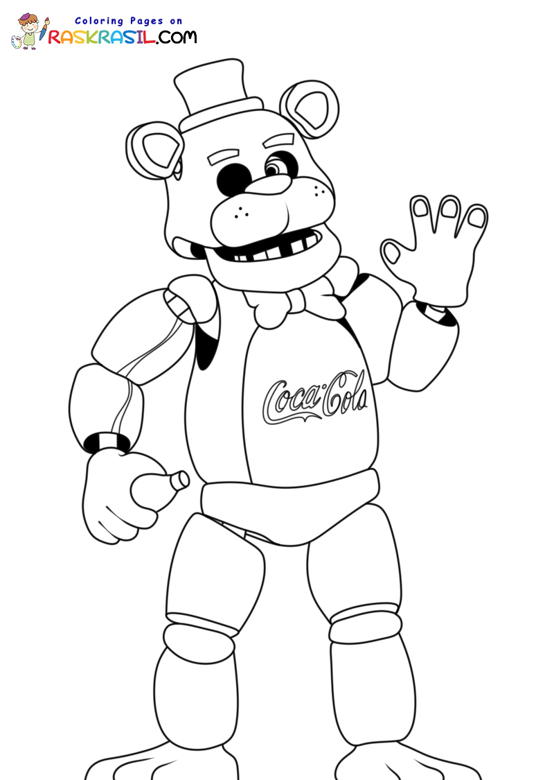 Five Nights at Freddy's Kleurplaten