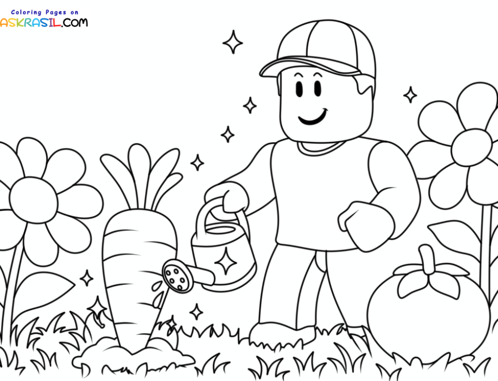 Gangle Coloring Pages