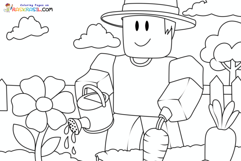 Grow a Garden Coloring Pages | Free Printables