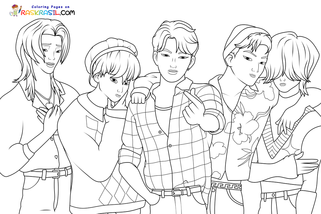 KPop Demon Hunters Coloring Pages | Free Printables