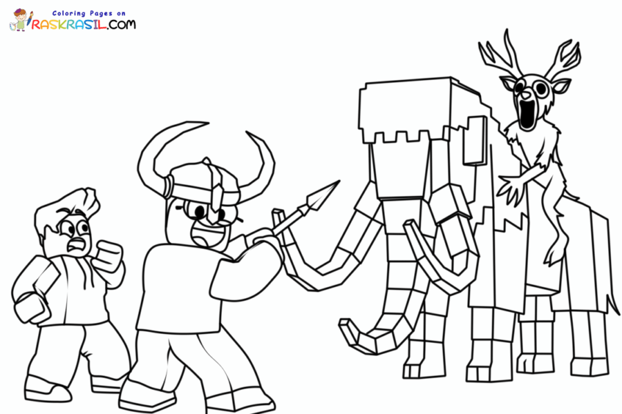 Раскраски 99 Ночей в Лесу | Распечатать бесплатно