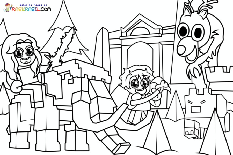 99 Nights in the Forest Coloring Pages | Free Printables