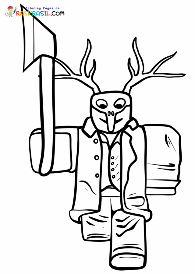 Planșe de colorat cu 99 de nopți în pădure