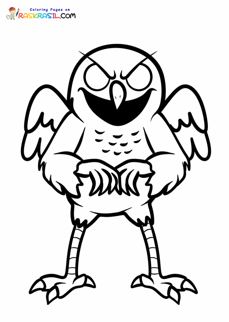 Planșe de colorat cu 99 de nopți în pădure