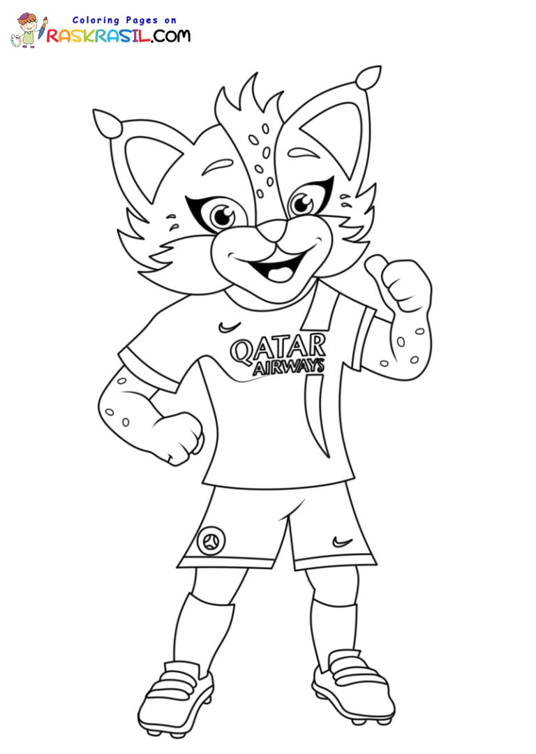 Paris Saint Germain Coloring Pages | Free Printables