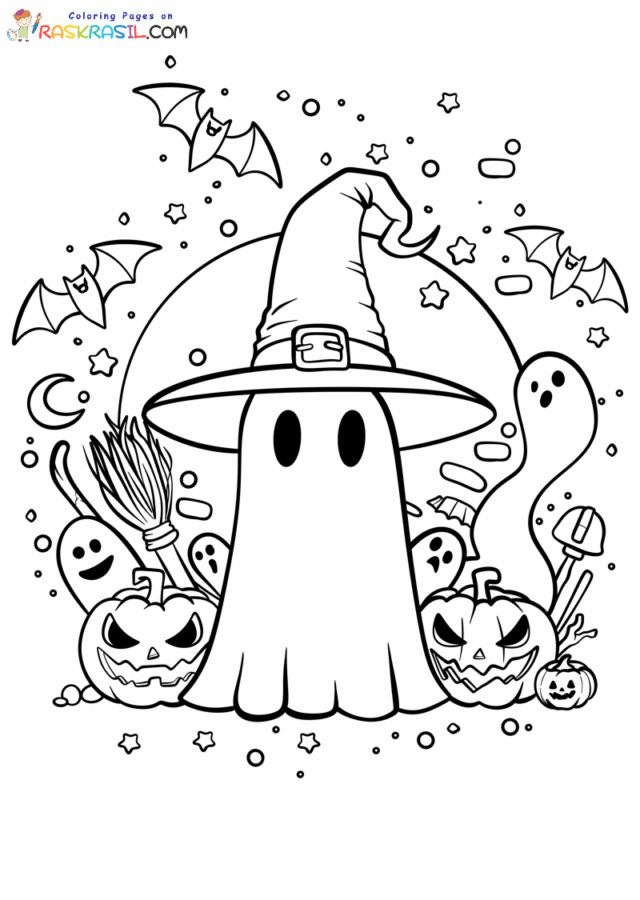 Dibujos De Halloween Para Colorear Y Imprimir