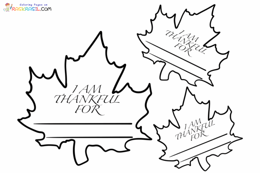 I Am Thankful for Coloring Pages | Free Printables