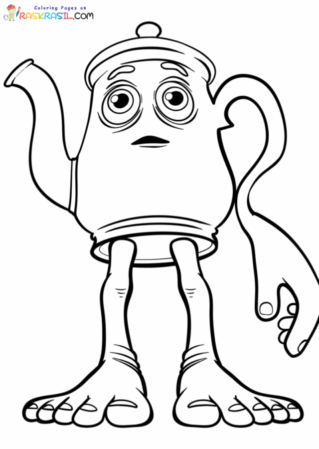 Desenhos de Família Sahur para Colorir