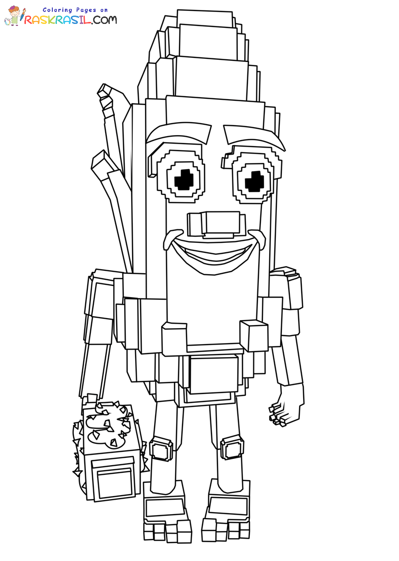 roblox coloring pages steal a brainrot