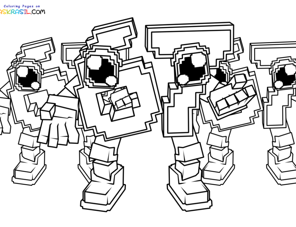 Gangle Coloring Pages