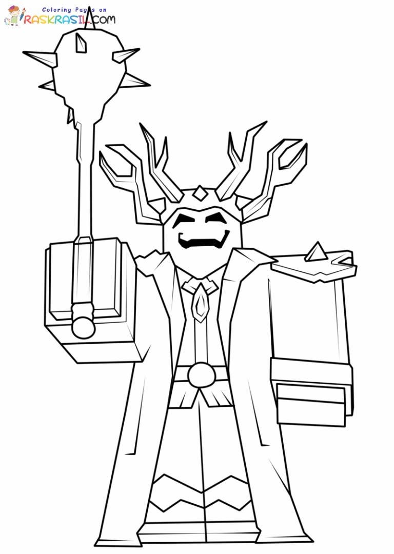 Planșe de colorat cu 99 de nopți în pădure