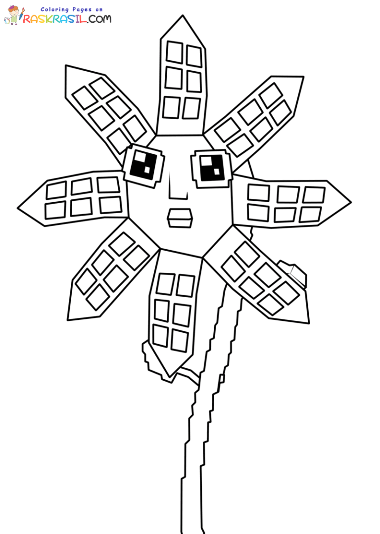 Plants Vs Brainrots Coloring Pages | Free Printables