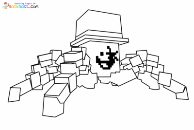 Kolorowanki SpyderSammy | Darmowe Malowanki do wydruku