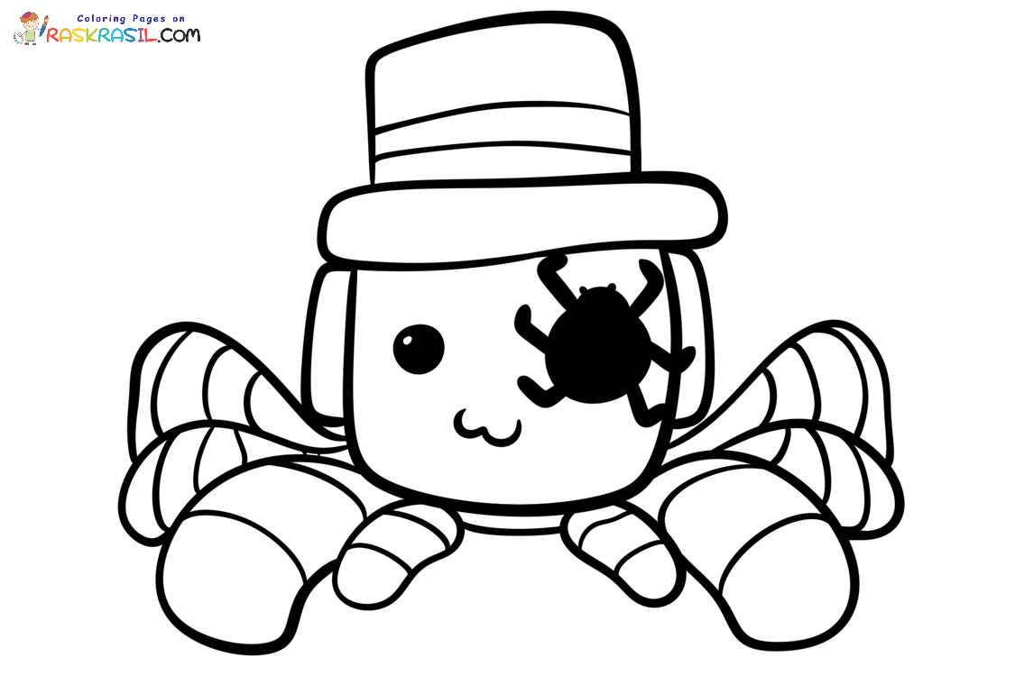 Dibujos de SpyderSammy para Colorear