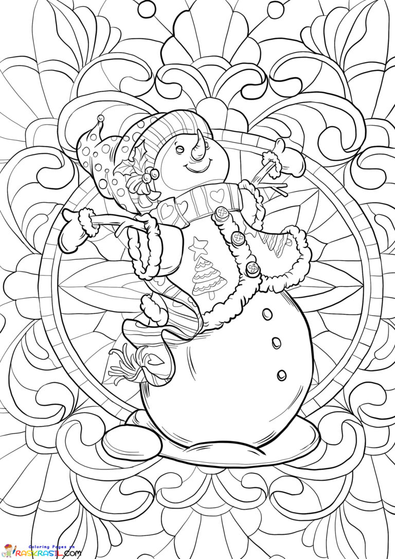 Christmas Mandala Coloring Pages | Free Printables