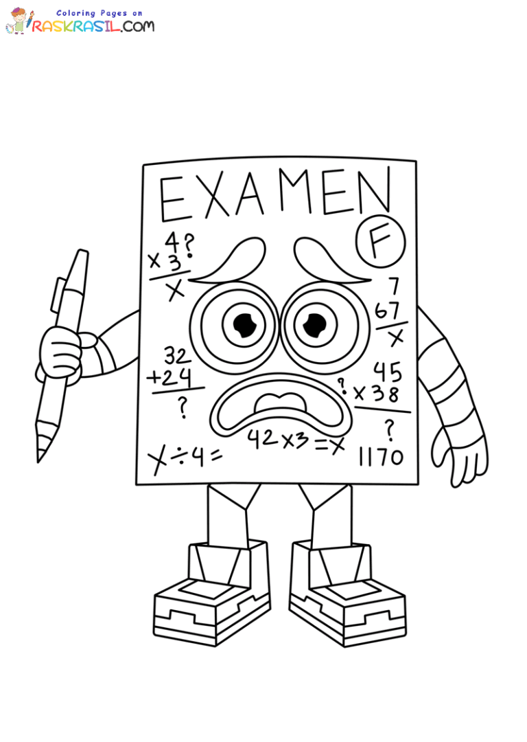 Steal A Brainrot Coloring Pages Free Printables