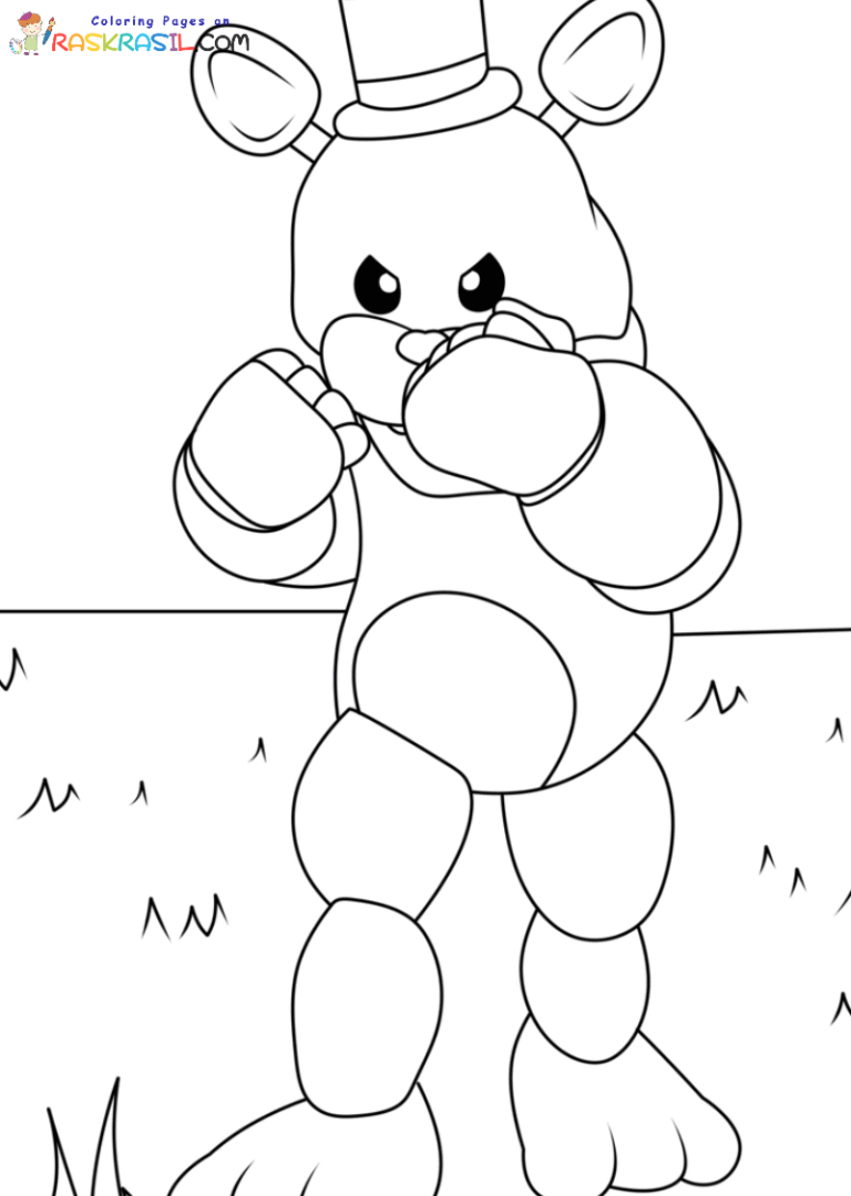 FredbearRunaway Coloring Pages | Free Printables