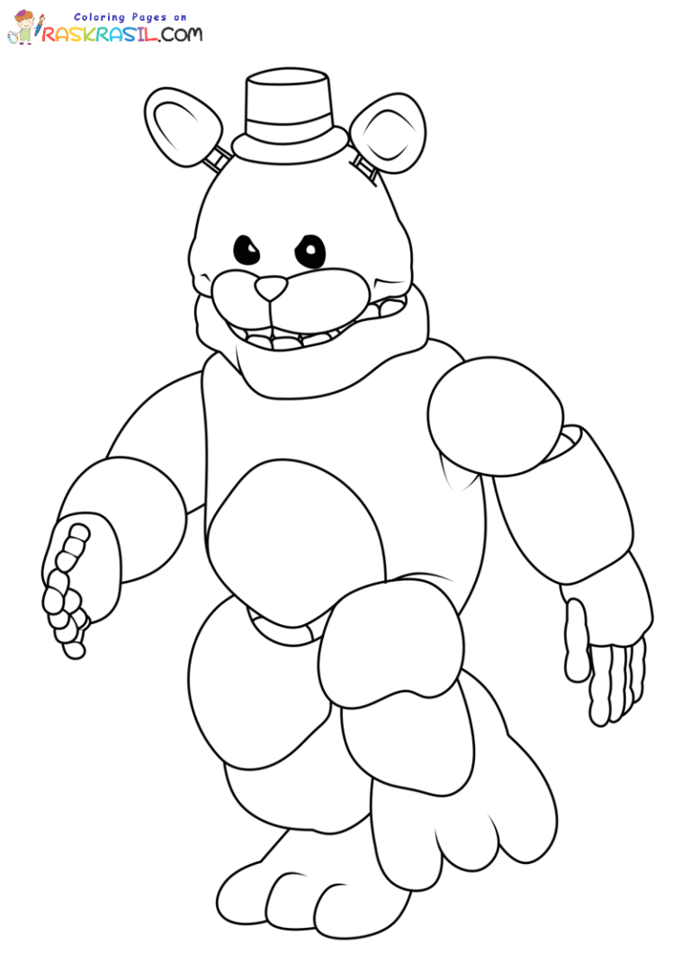 FredbearRunaway Coloring Pages | Free Printables