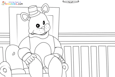 FredbearRunaway Coloring Pages | Free Printables