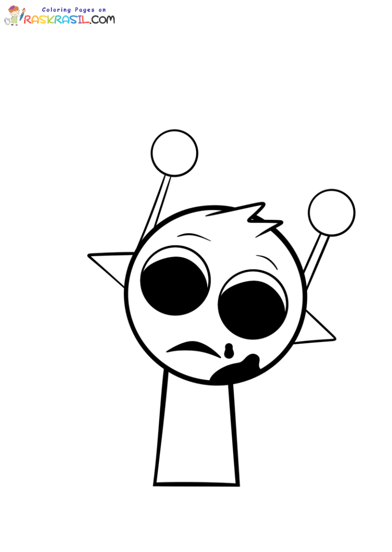 Sprunki Corruptbox Coloring Pages | Free Printables