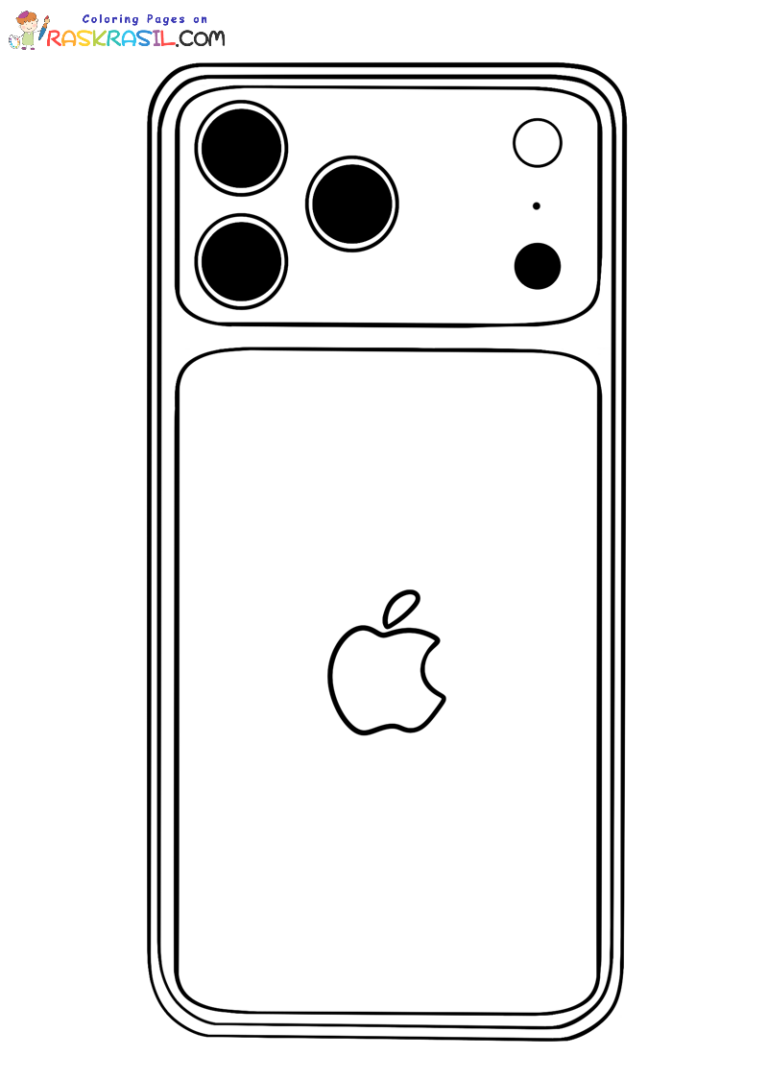 iPhone Coloring Pages | Free Printables