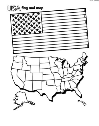 American Flag Coloring Pages. You can print on the site for free