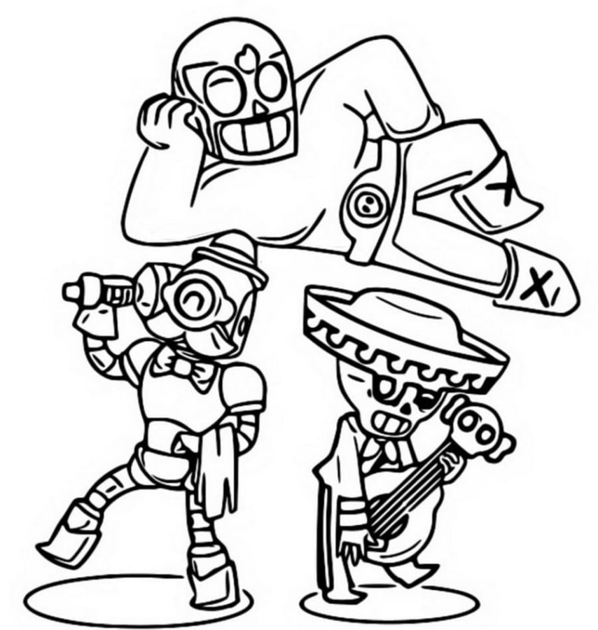 Brawl Stars Coloring Pages