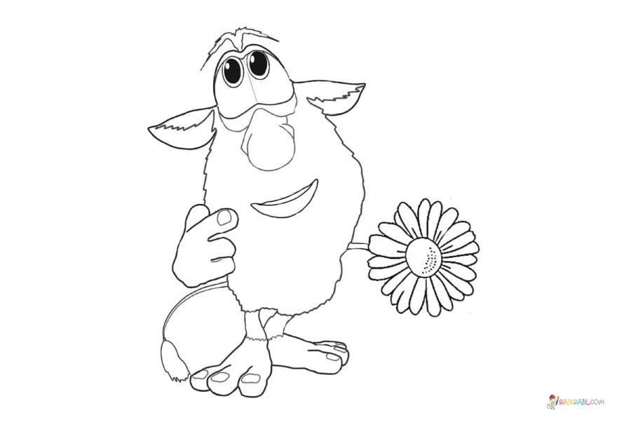 Dibujos de Booba para colorear - 30 imágenes para imprimir gratis