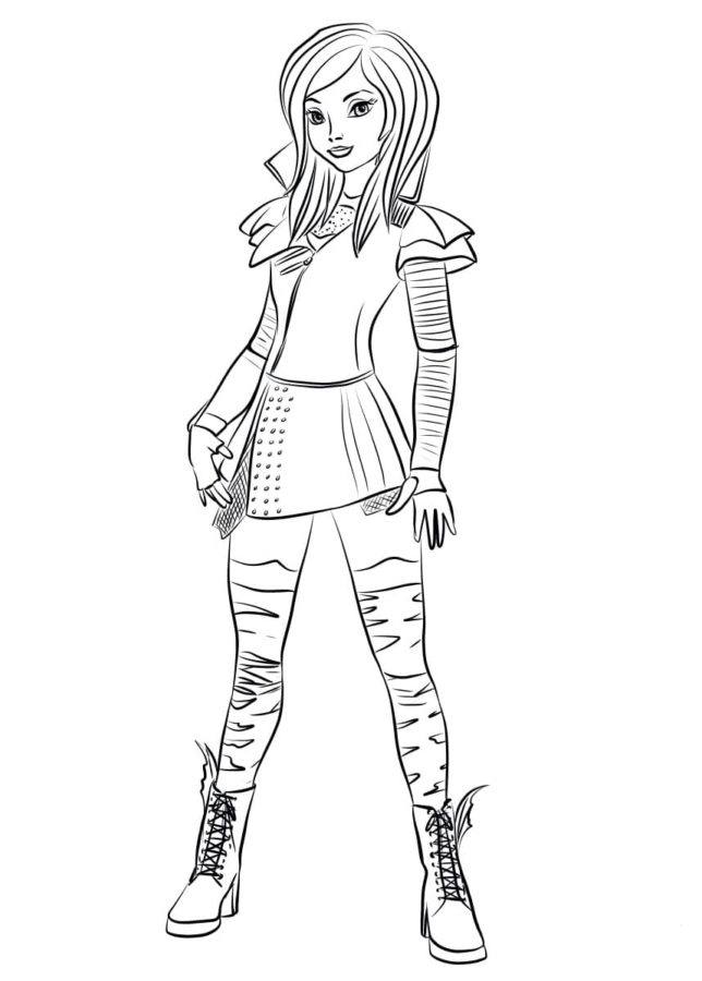 Descendants Coloring Pages