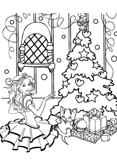 Desenhos de Arvore de Natal para colorir. Imprima gratuitamente