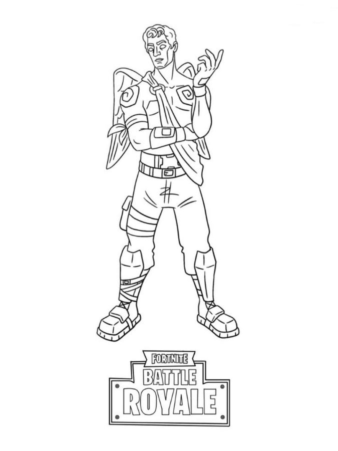 Disegni di Fortnite da colorare - 70 immagini per la stampa gratuita