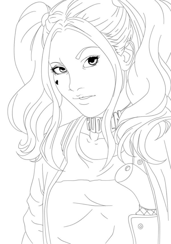 Disegni di Harley Quinn da colorare - Stampa gratis