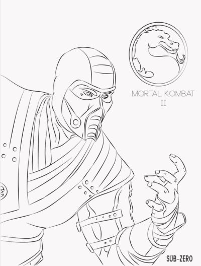Mortal Kombat Kolorowanki Scorpion Baraka Ausmalbilder Capper ...