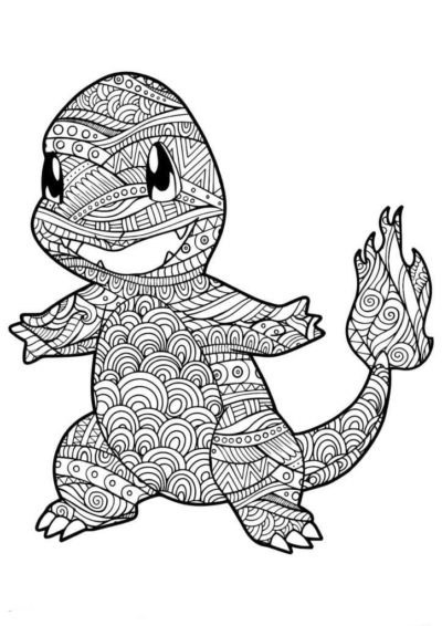 Pokemon Mandala Coloring Pages