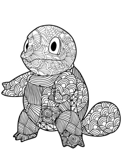 Pokemon Mandala Coloring Pages