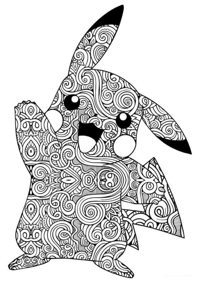 Pokemon Mandala Coloring Pages