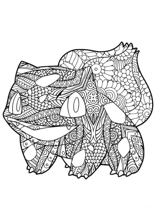Pokemon Mandala Coloring Pages