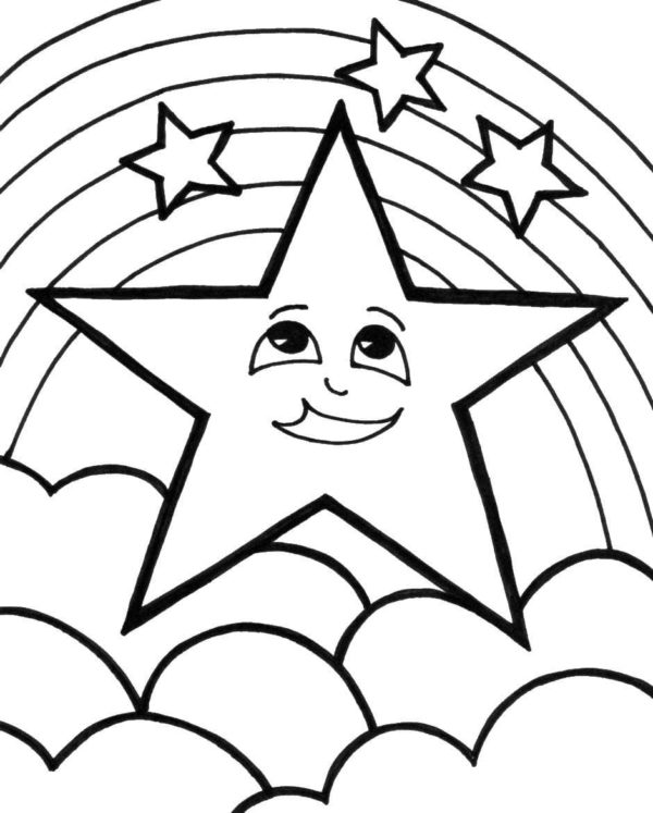 Planșe de colorat cu curcubeu – 70 de desene pentru imprimat