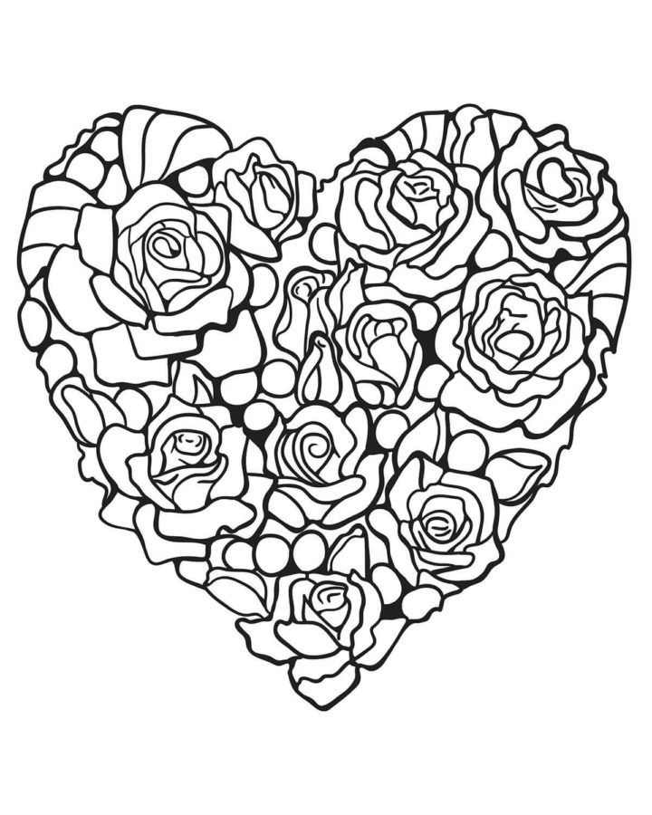 Desenhos de Rosas para colorir - Imprima a rainha das flores online