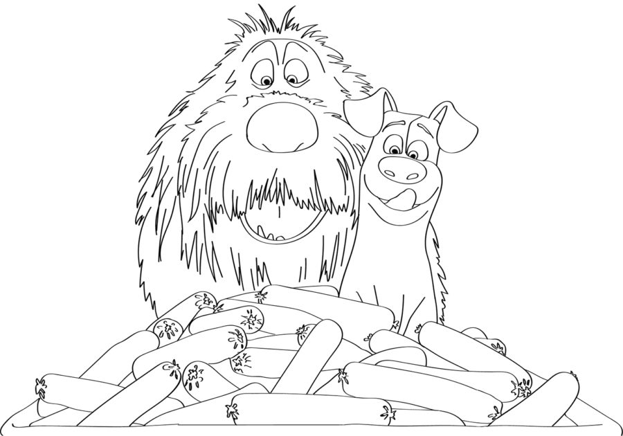 The Secret Life of Pets Coloring Pages. Print Them for Free!