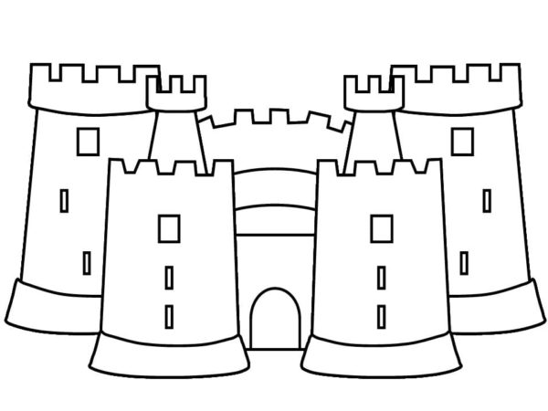 Dibujos de Castillos para colorear - 65 imágenes para impresión gratuita