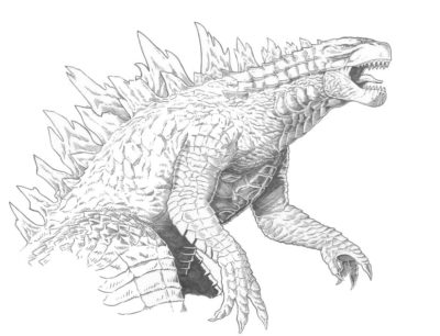 Disegni di Godzilla da Colorare
