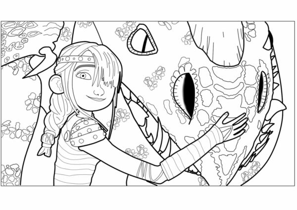 Disegni di Dragon Trainer da colorare - 50 immagini da stampare