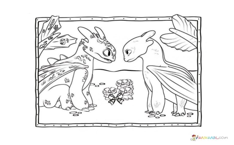 Disegni di Dragon Trainer da colorare - 50 immagini da stampare